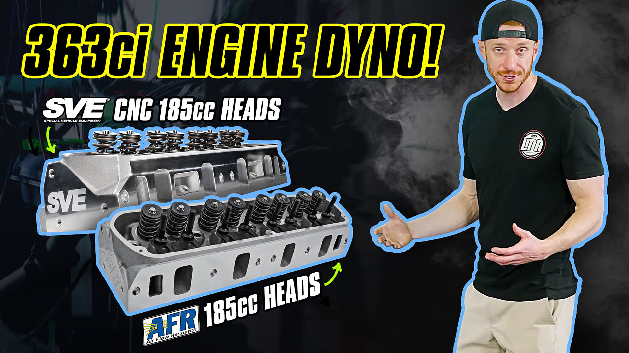 SVE 185cc & AFR Enforcer Heads Dyno Results on 363 SBF Build