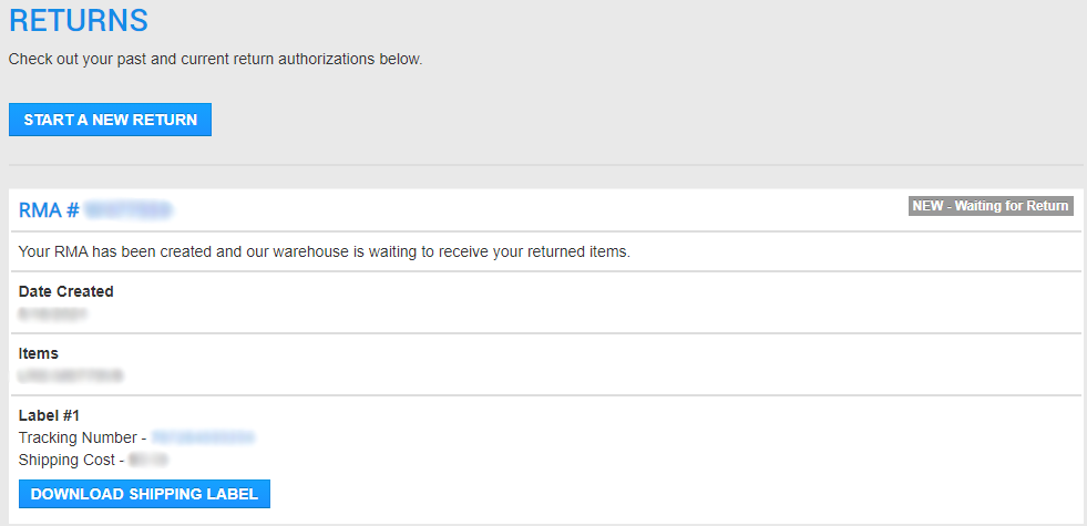 LMR RMA Return Process - LMR.com